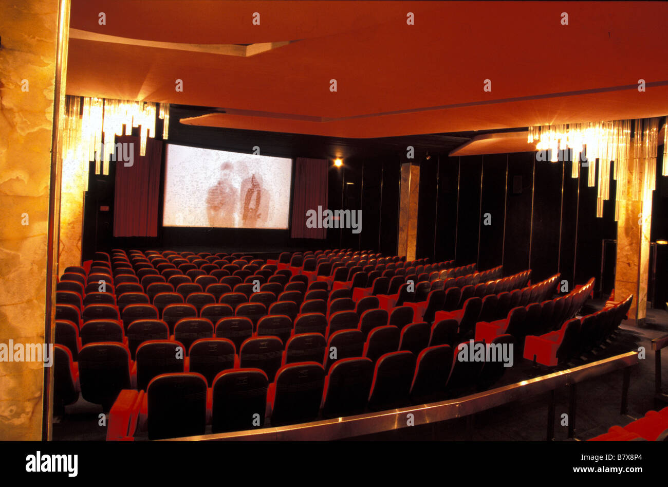 Movie theatre "Le Balzac" in Paris Stock Photo - Alamy