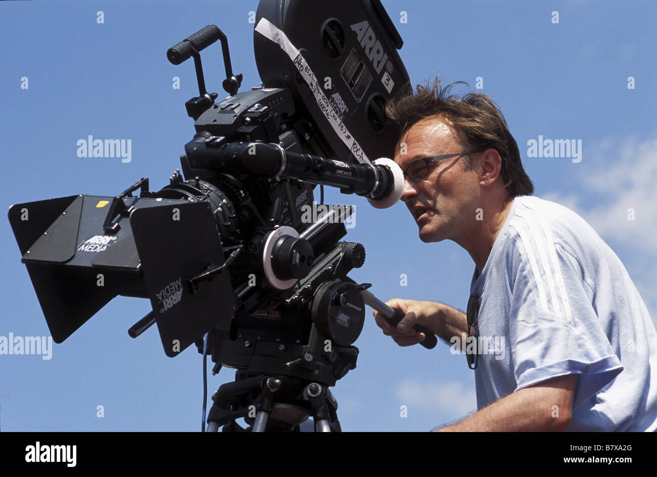 Danny Boyle on the set of Millions. 2004 Stock Photo - Alamy