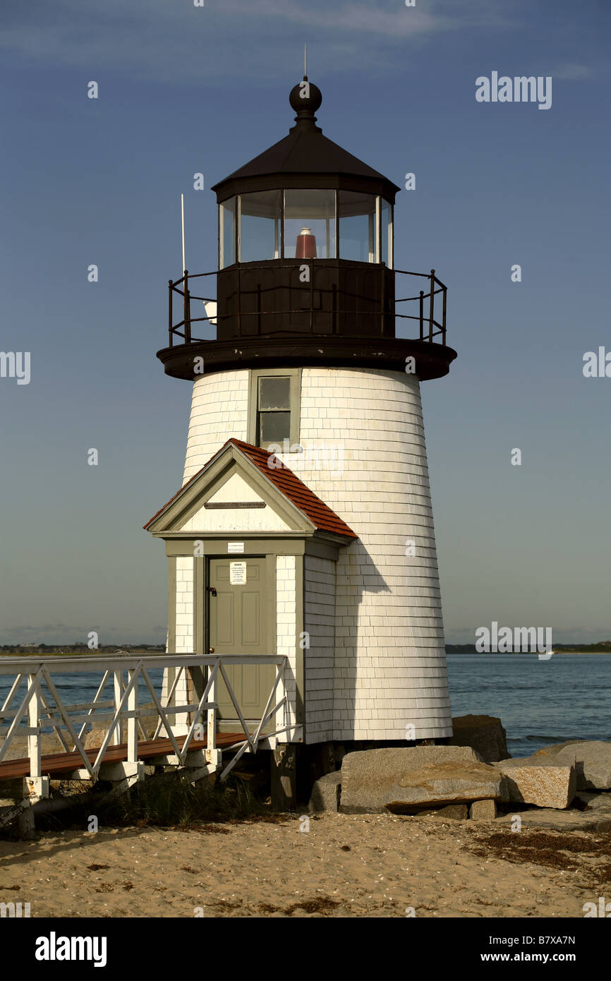 Brant Point Light, Lighthouse, Nantucket Island, Massachusetts, USA ...