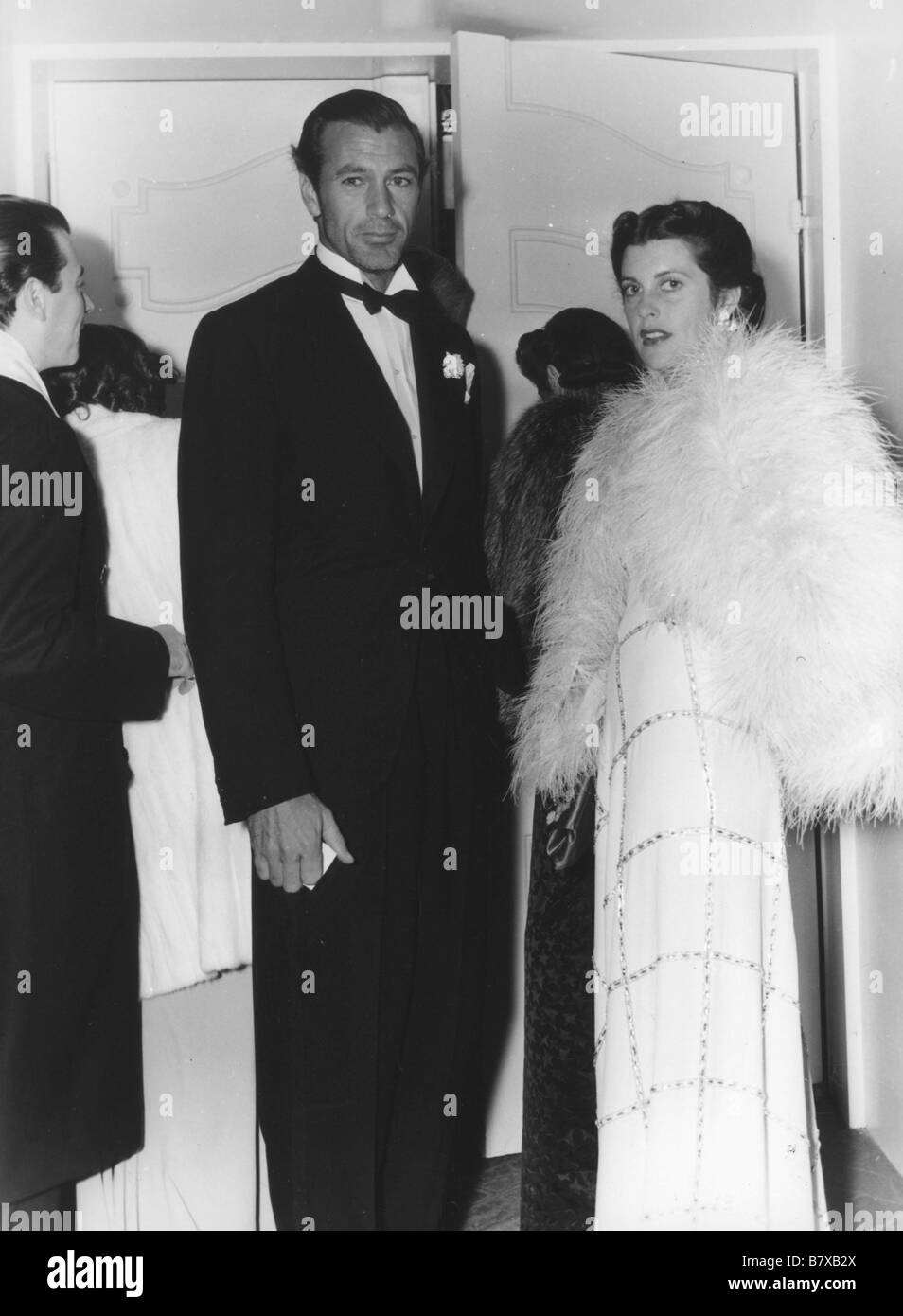 Gary Cooper and his wife Sandra Shaw Stock Photo - Alamy