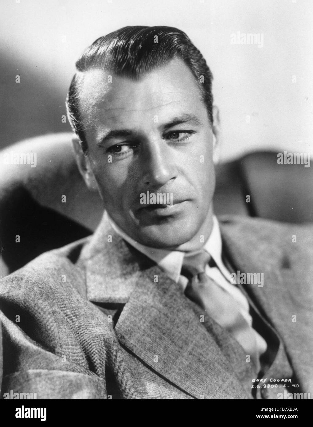 Gary Cooper American actor Stock Photo - Alamy