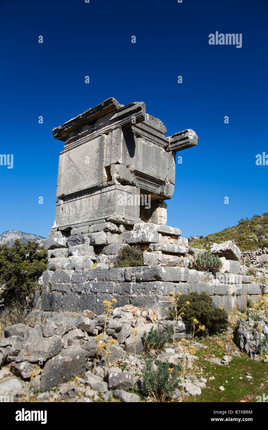 ancient Roman remains and ruins at Sidyma in Turkey Stock Photo - Alamy