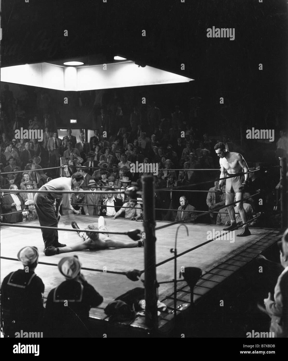 Boxing ring Black and White Stock Photos & Images - Alamy