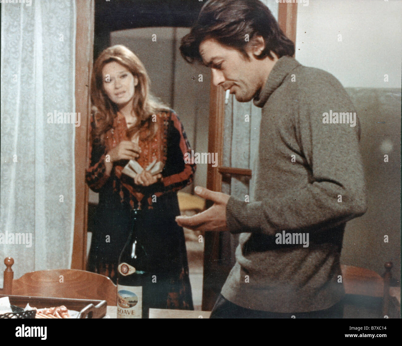 le professeur Prima notte di quiete, La Year: 1972 - Italy Alain Delon ...