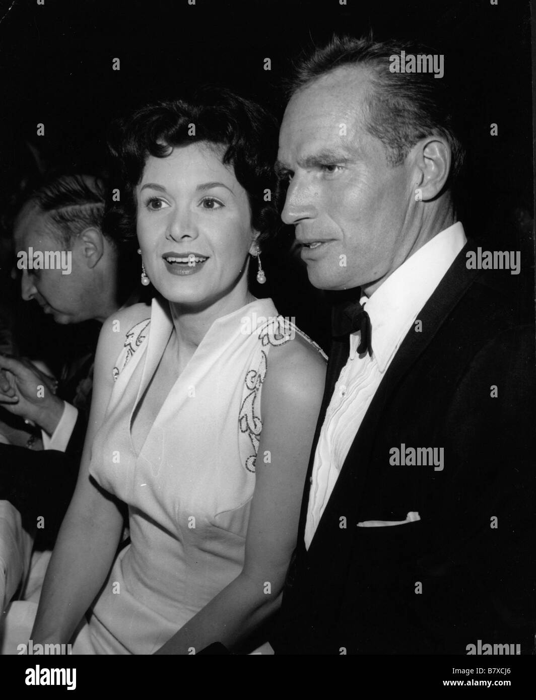 Charlton heston et sa femme hi-res stock photography and images - Alamy