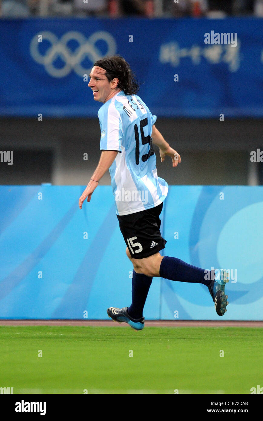 Lionel Messi ARG AUGUST 16 2008 Football Beijing 2008 Olympic Games ...