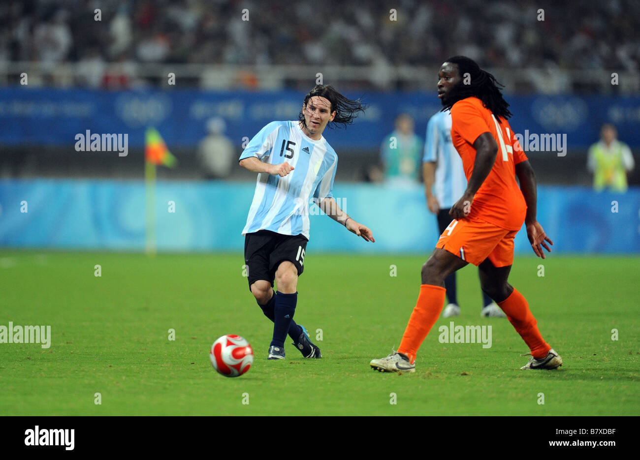 Lionel Messi ARG AUGUST 16 2008 Football Beijing 2008 Olympic Games ...