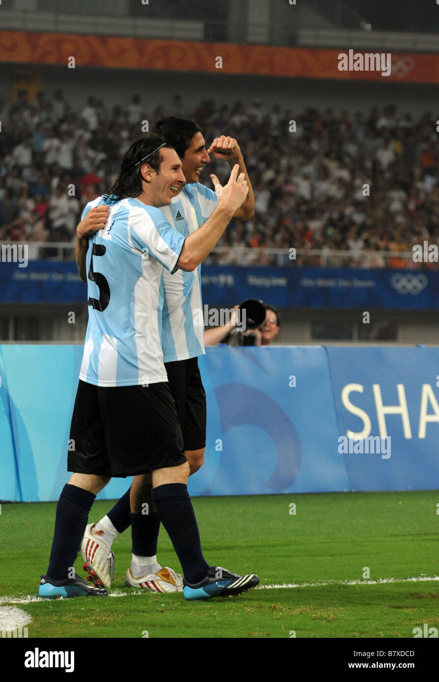Angel Di Maria And Messi