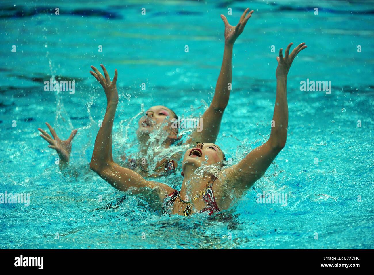 Jiang Wenwen Jiang Tingting CHN AUGUST 18 2008 Synchronized Swimming ...