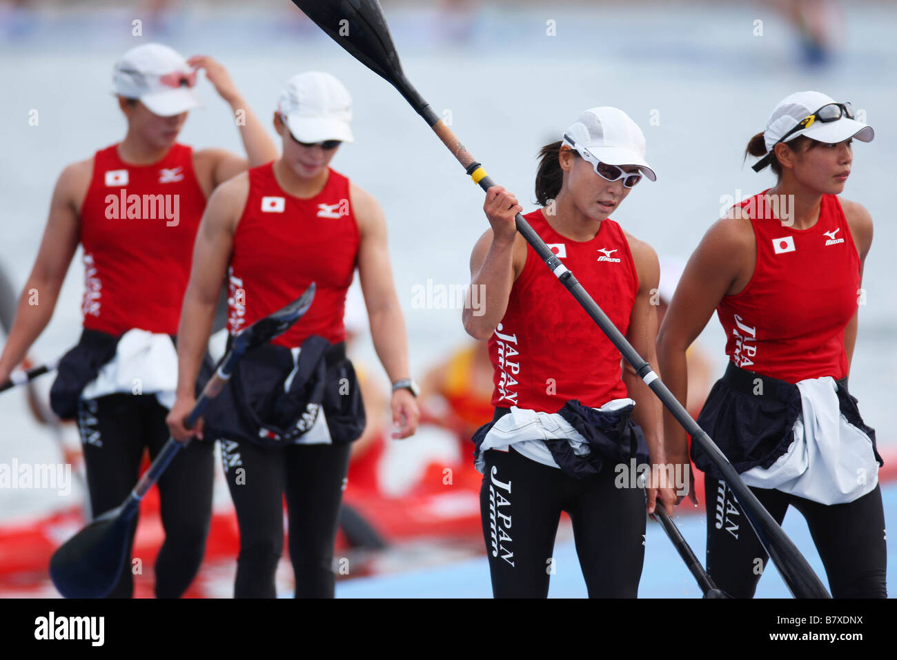 Kayak four Womens Team Group AUGUST 18 2008 Kayaking 2008 Beijing ...