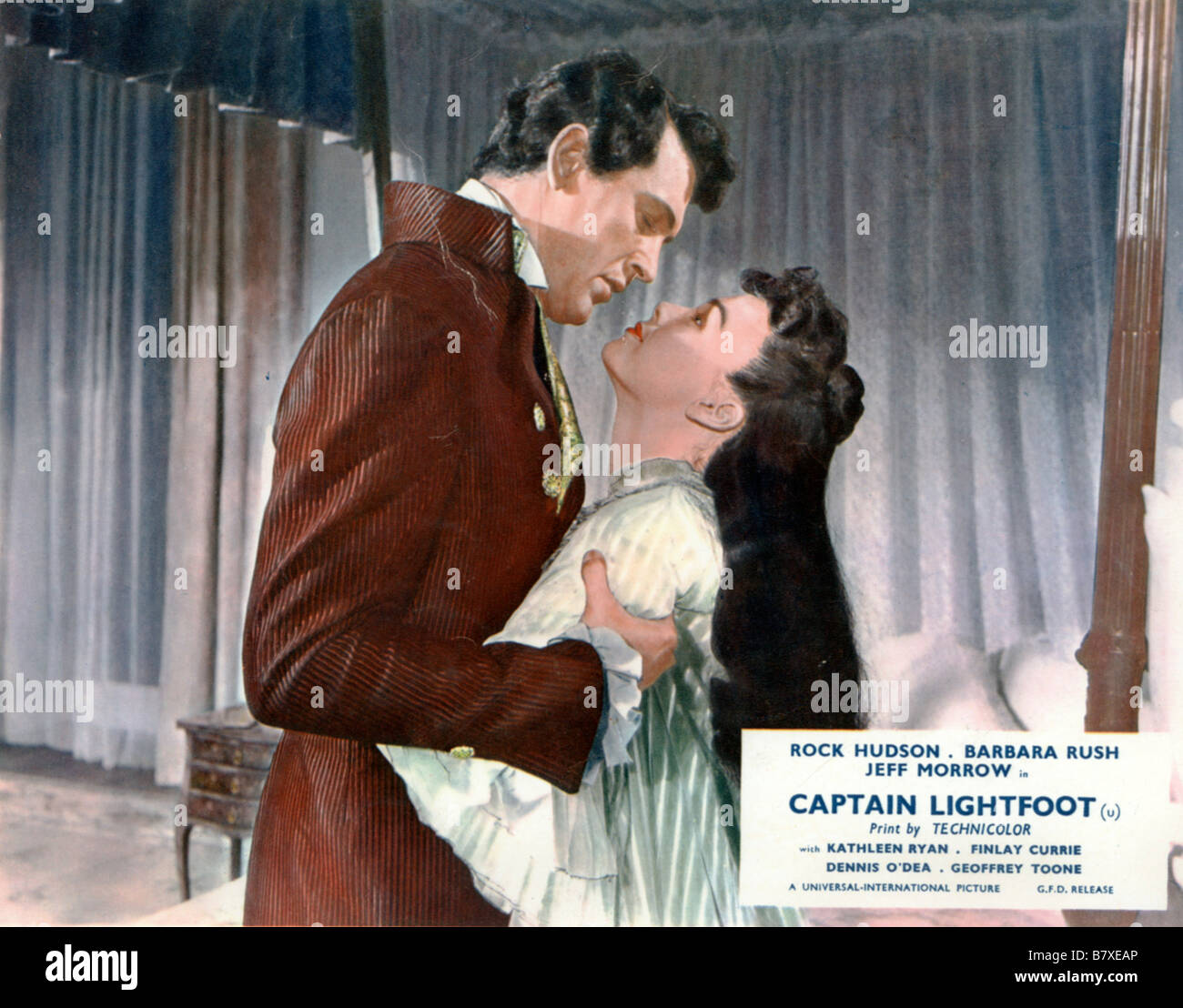 Capitaine mystère Captain Lightfoot Year: 1955 USA Rock Hudson, Barbara ...