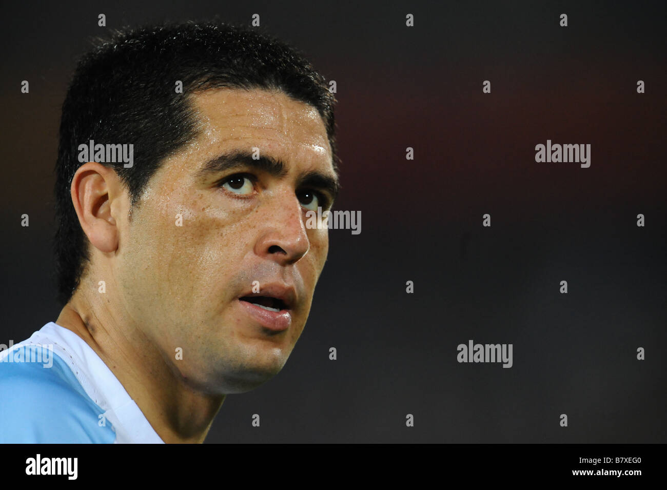 Football argentina juan roman riquelme hi-res stock photography and ...