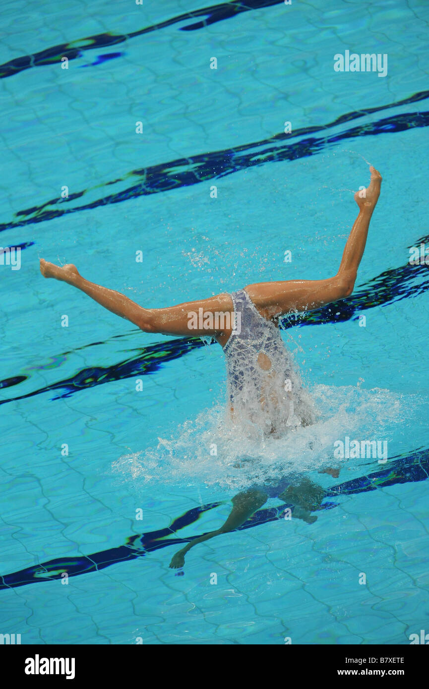Andrea Fuentes Gemma Mengual ESP AUGUST 19 2008 Synchronized Swimming ...