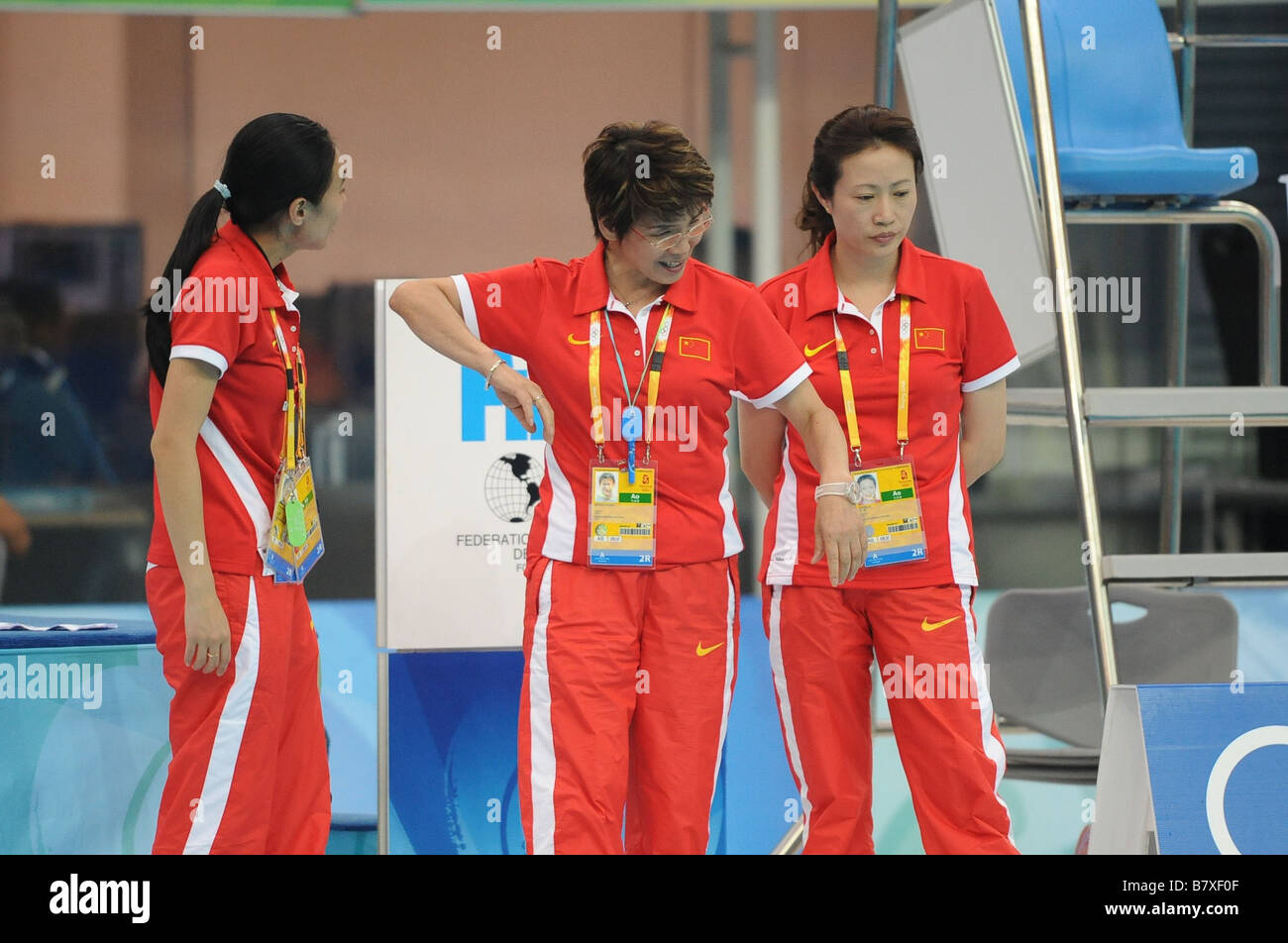 Masayo Imura Head Coach CHN AUGUST 20 2008 Synchronized Swimming ...