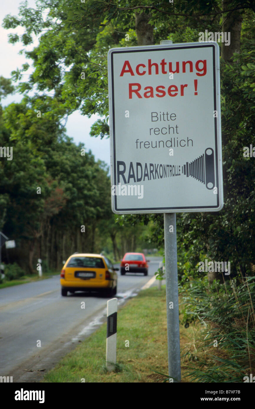 humorous rod sign, invitation for smiling, Germany, Frisia Stock Photo ...