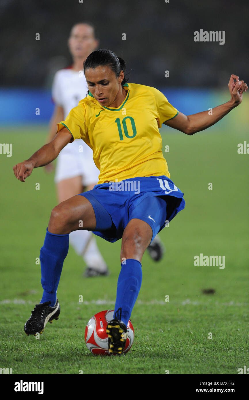 Marta BRA AUGUST 21 2008 Football Beijing 2008 Olympic Games Womens ...