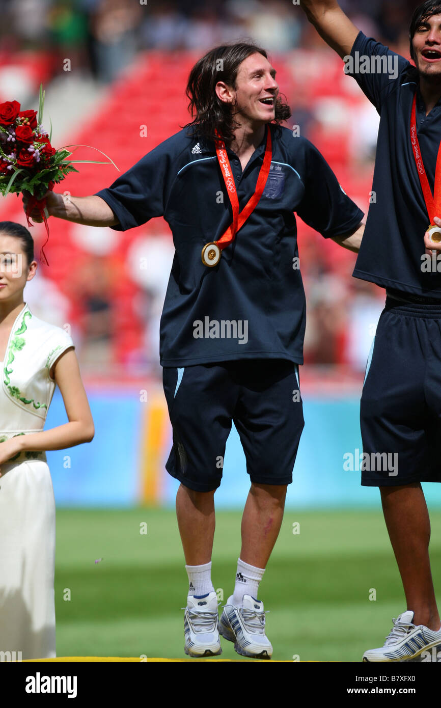 Lionel Messi ARG AUGUST 23 2008 Football Beijing 2008 Olympic Games ...