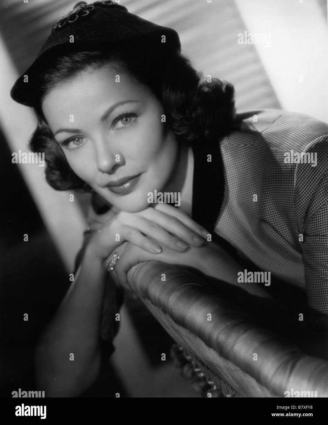 Gene tierney Black and White Stock Photos & Images - Alamy