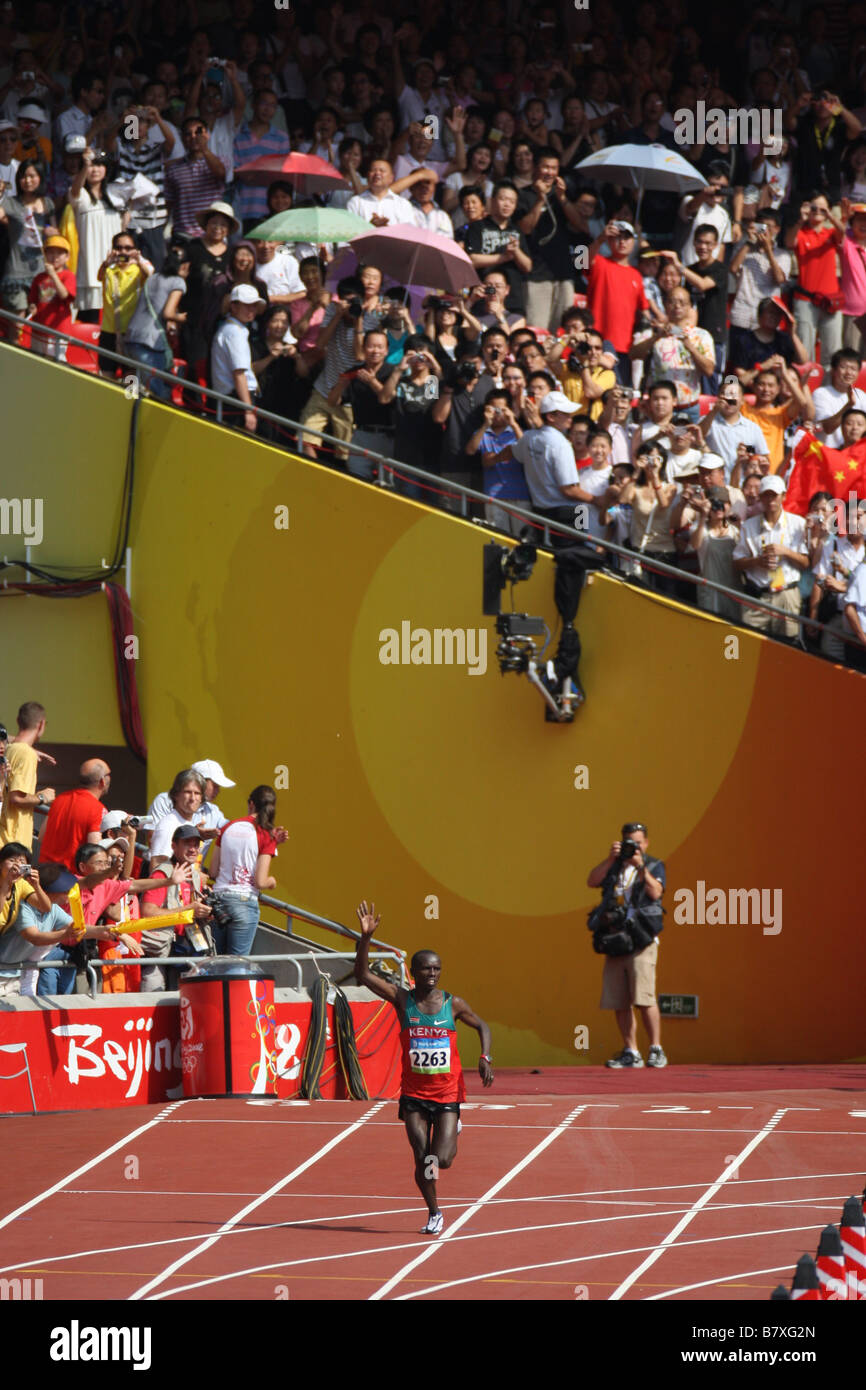 Samuel wanjiru athletics 2008 hi-res stock photography and images - Alamy