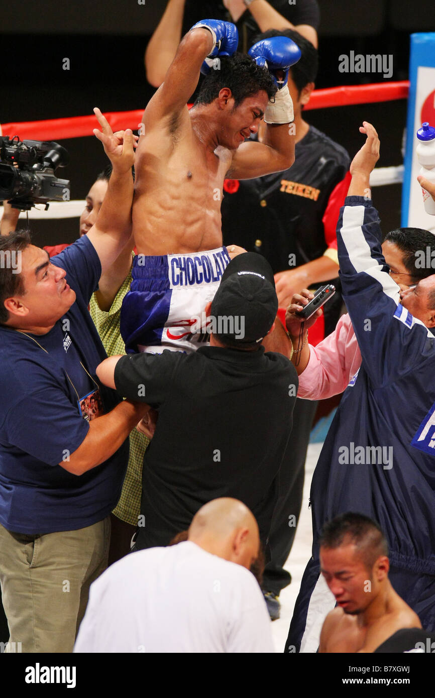 Roman Gonzalez SEPTEMBER 15 2008 Boxing New champion Roman Gonzalez ...