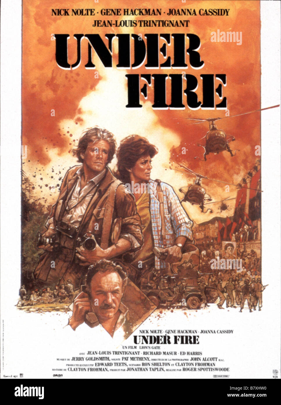 Under Fire Year: 1983 USA Director: Roger Spottiswoode Movie poster ...