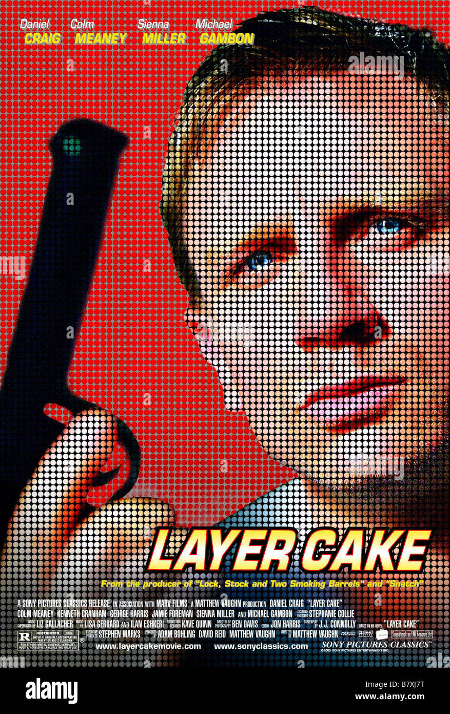 Layer Cake Year: 2004 - UK Director: Matthew Vaughn Daniel Craig Movie poster Stock Photo - Alamy