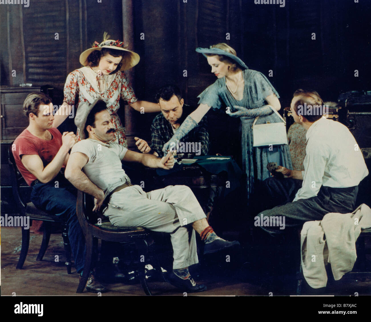 A Streetcar Named Desire Year: 1951 USA Marlon Brando, Kim Hunter ...