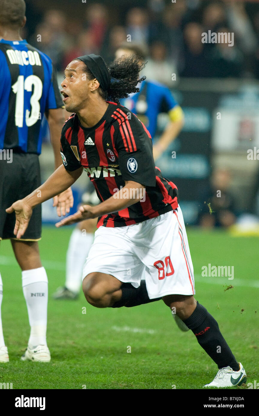 Ronaldinho Milan SEPTEMBER 28 2008 Football Ronaldinho of AC Milan ...