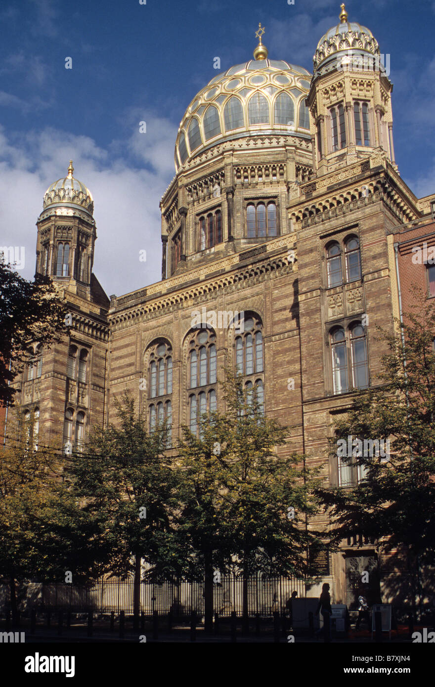 Berlin, Neue, New Synagogue, partially destroyed on Kristallnacht & by ...