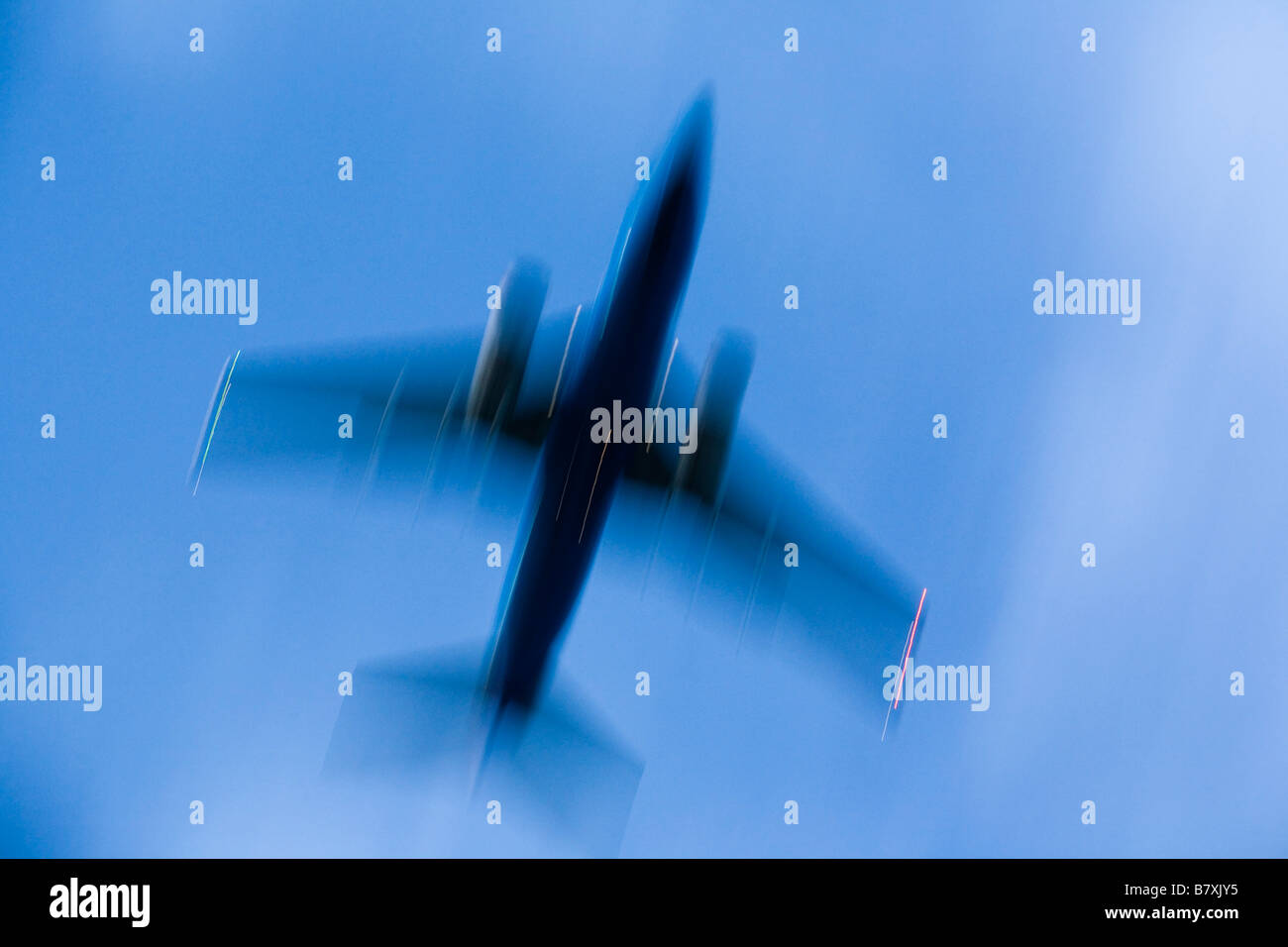 Airplane motion hi-res stock photography and images - Alamy