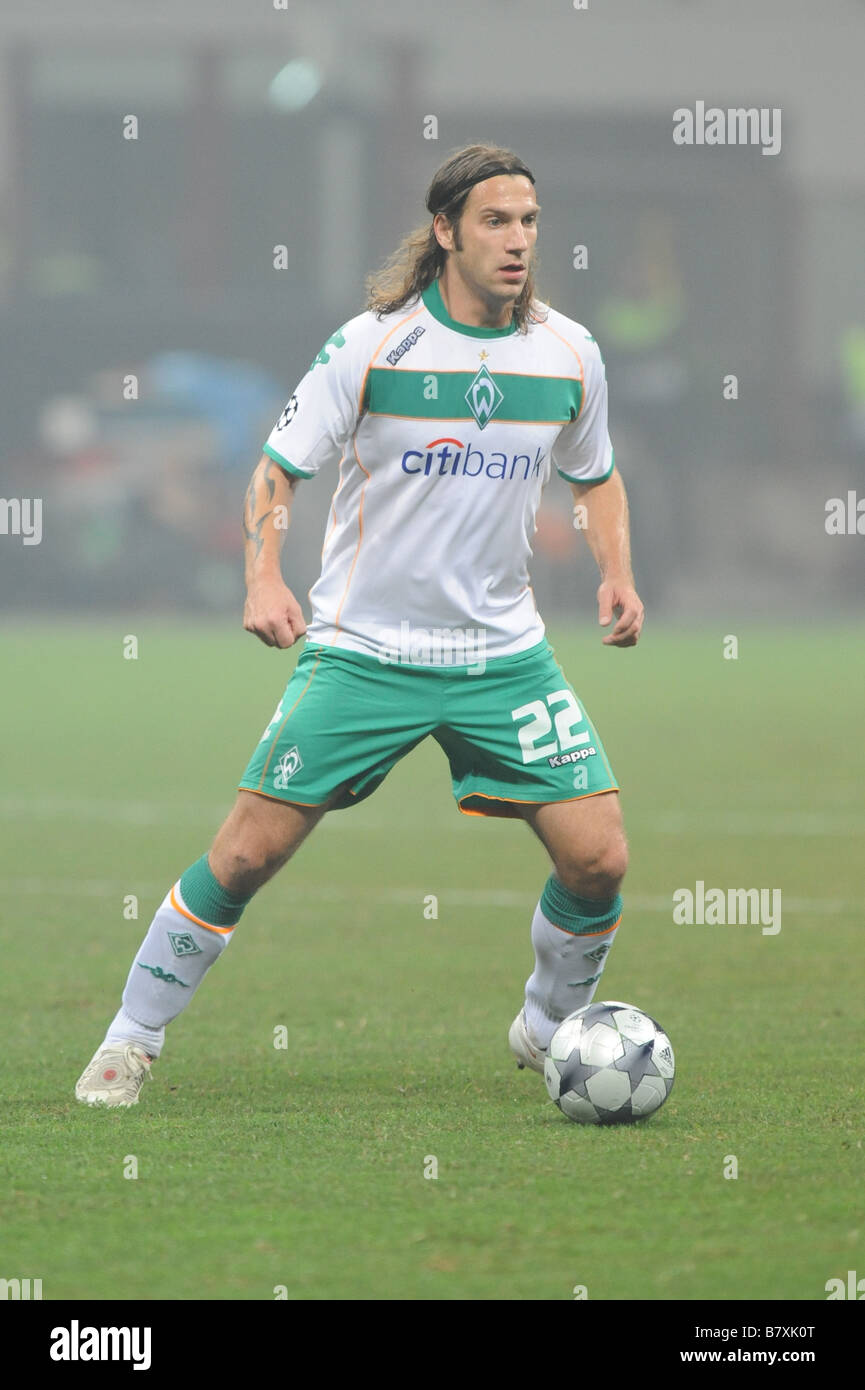 Torsten Frings Bremen OCTOBER 1 2008 Football UEFA Champions League ...