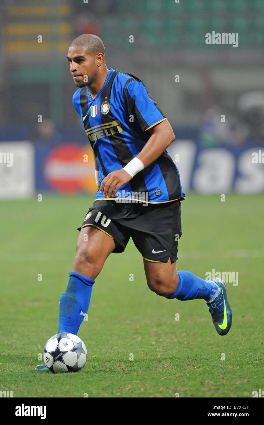Adriano Inter OCTOBER 1 2008 Football UEFA Champions League Group B ...