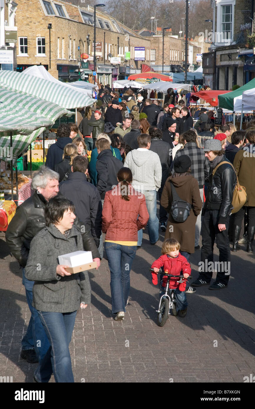 broadway market in hackney, london Stock Photo - Alamy