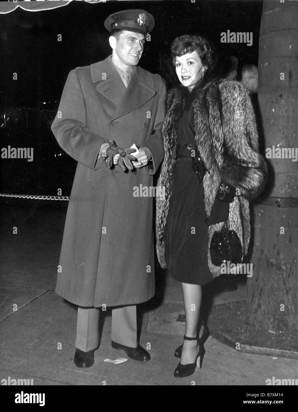 Jane wyman ronald reagan Black and White Stock Photos & Images - Alamy