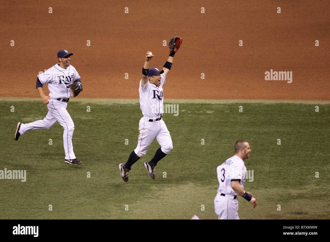 Evan longoria akinori iwamura rays hi-res stock photography and images ...
