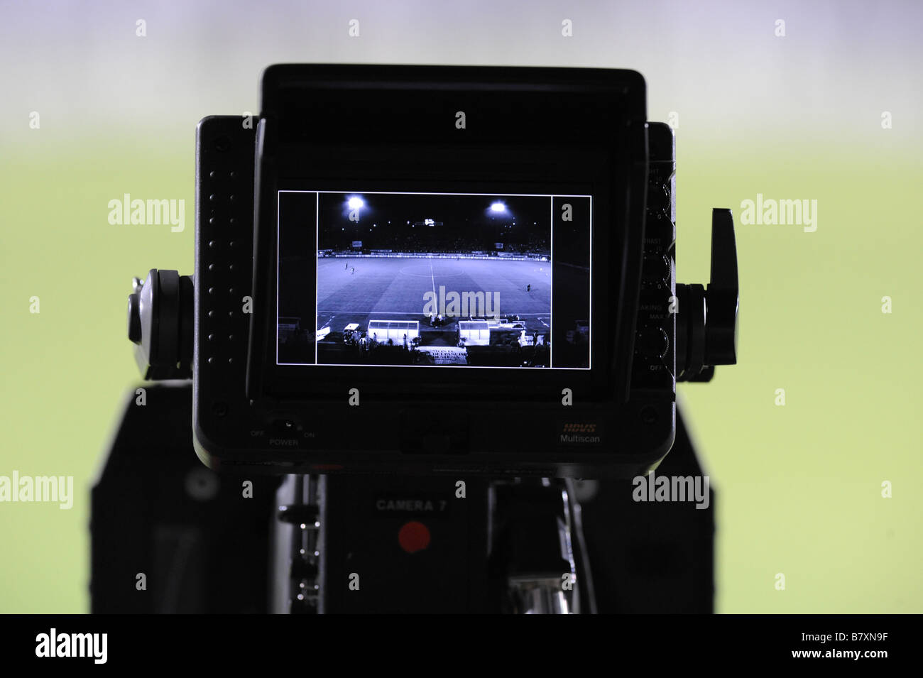 Television camera in stadium hi-res stock photography and images - Alamy