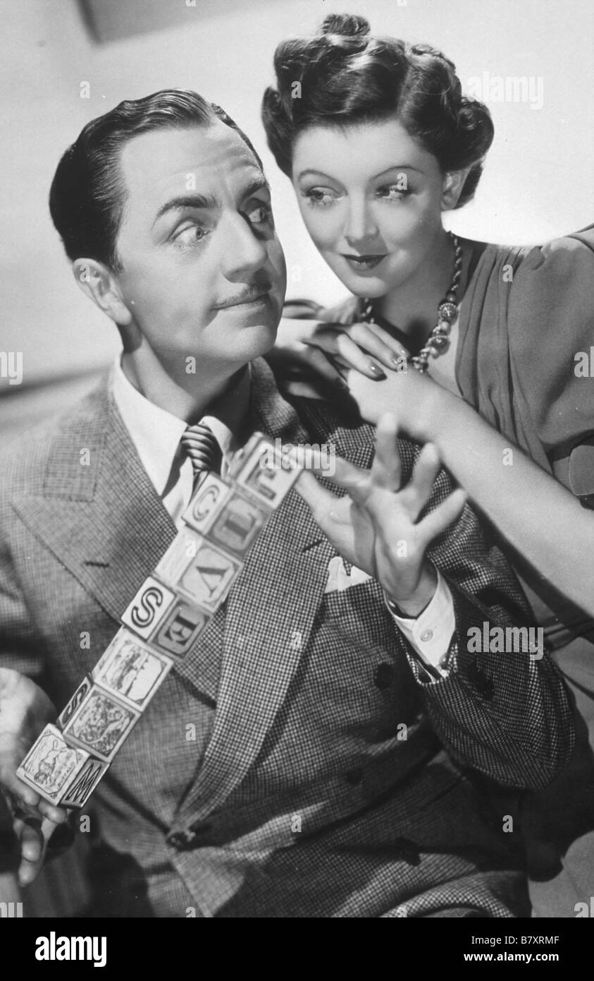 William Powell William Powell William Powell, Myrna Loy Stock Photo - Alamy
