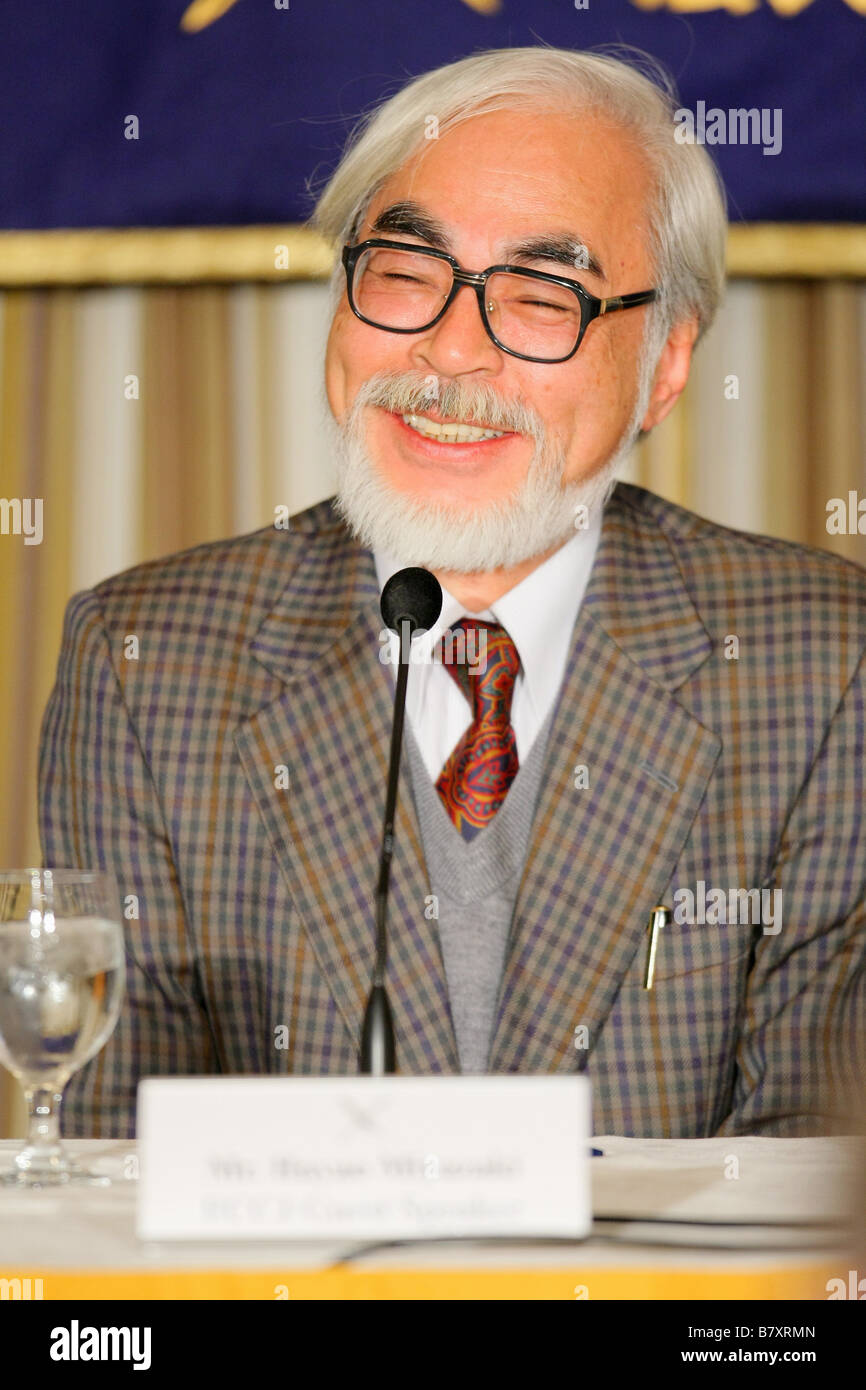 Hyao Miyazaki NOVEMBER 20 2008 Japanese Animated Film Director Hayao ...