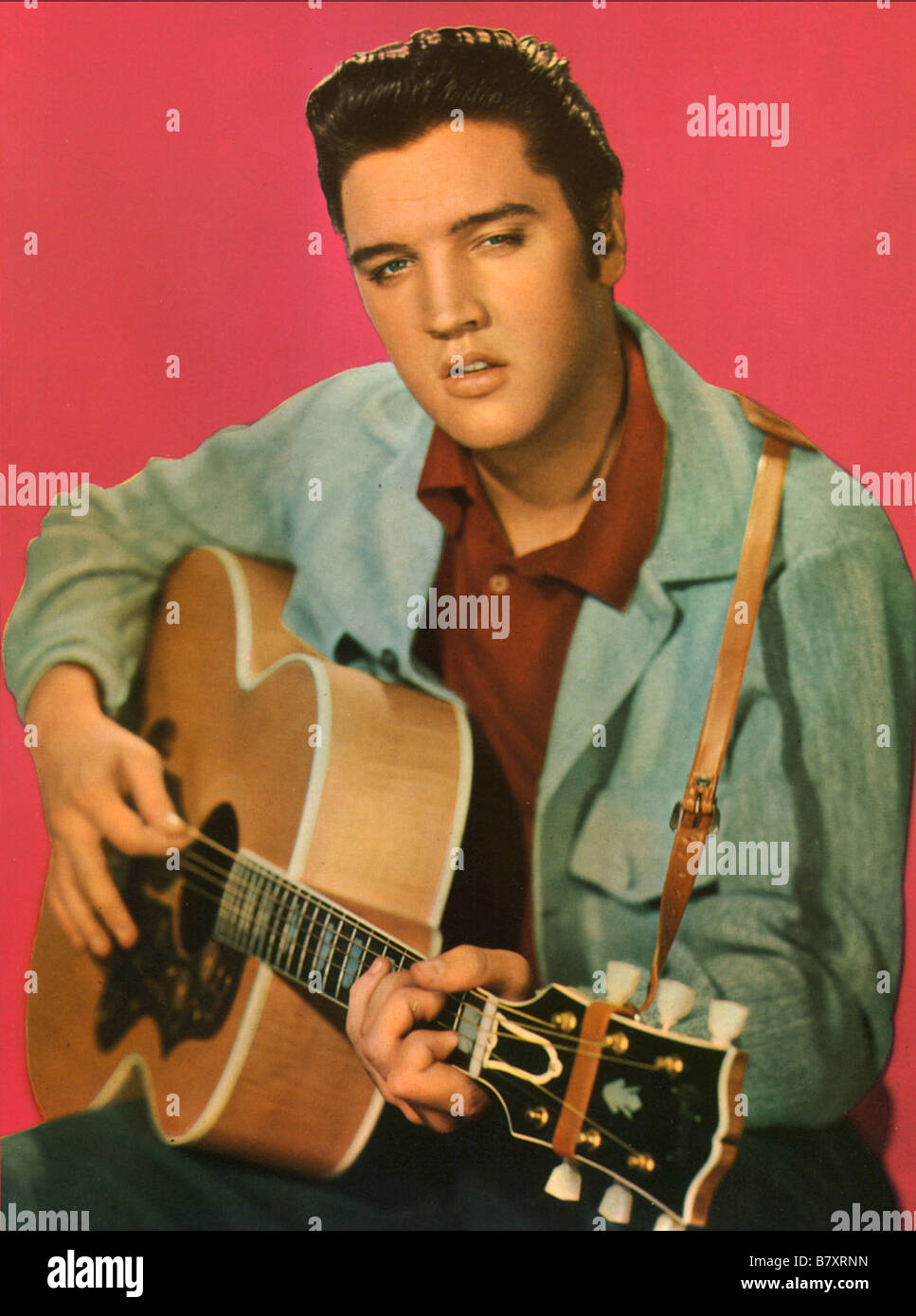 Elvis Presley a American singer and actor Stock Photo - Alamy