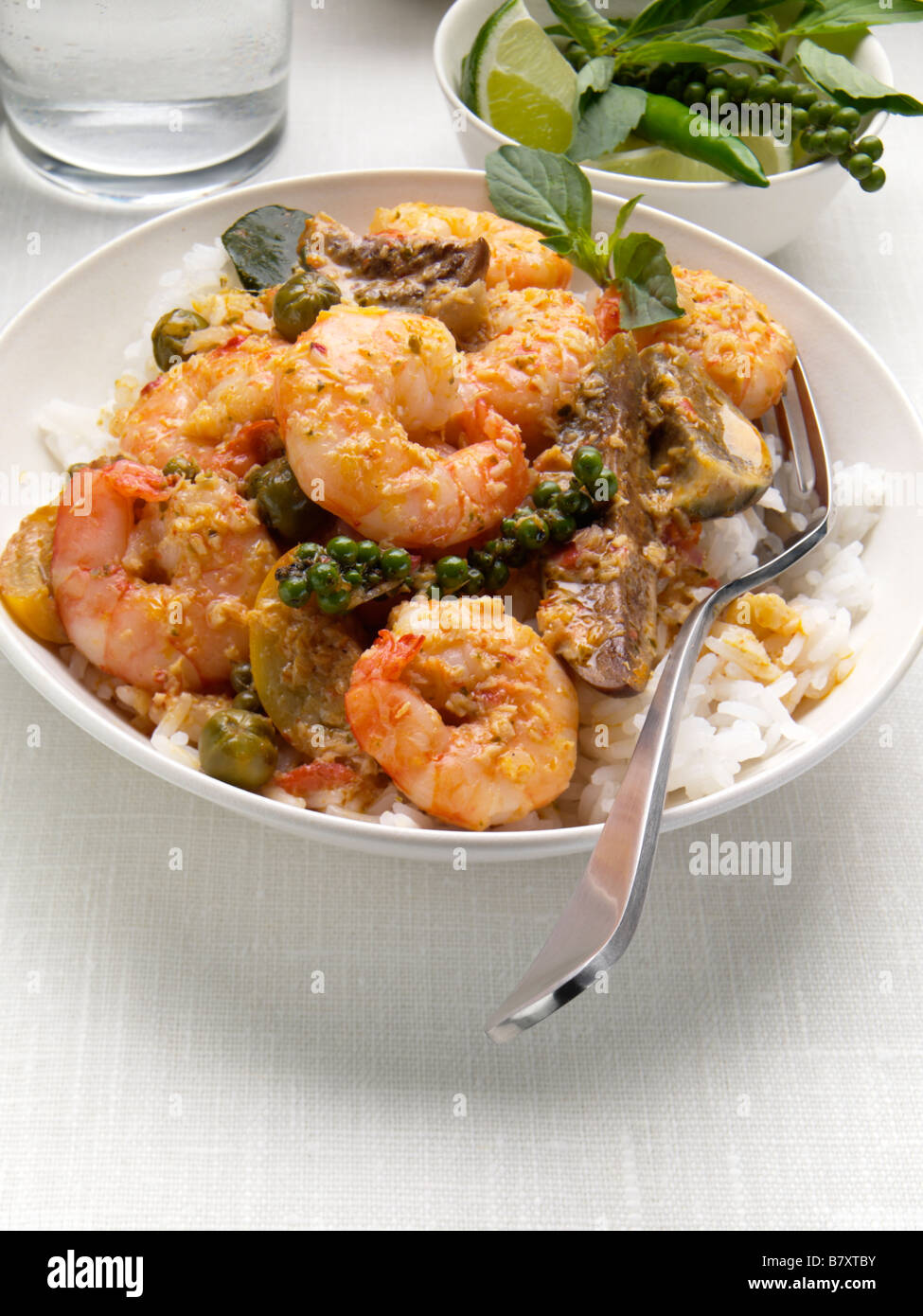Individual portion curried prawns hi-res stock photography and images ...