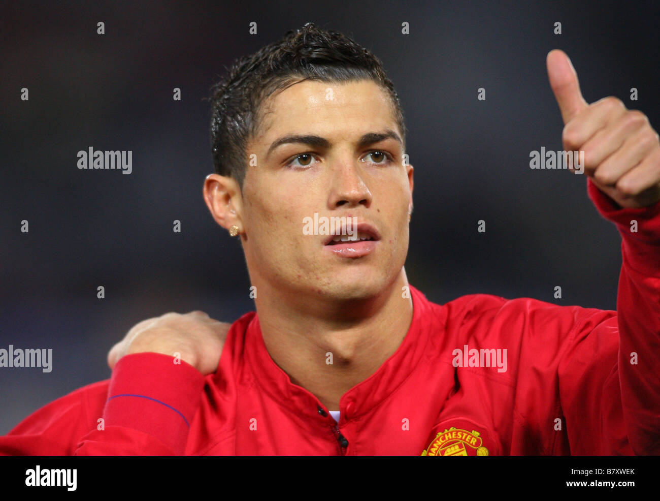 Cristiano Ronaldo Man U DECEMBER 18 2008 Football FIFA Club World Cup ...