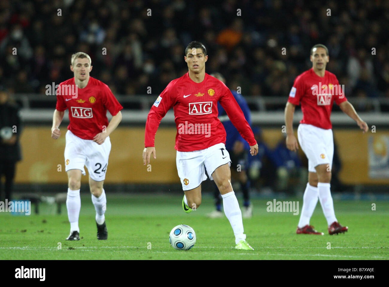 Cristiano Ronaldo Man U DECEMBER 18 2008 Football FIFA Club World Cup ...