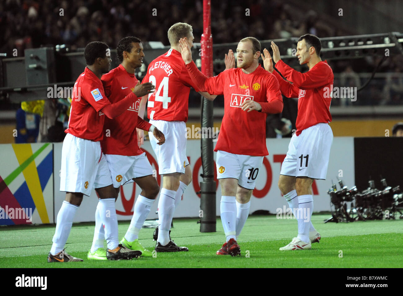 Manchester united team group hi-res stock photography and images - Alamy