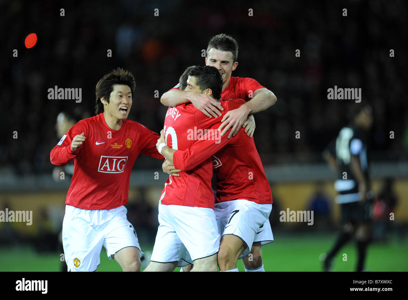 Manchester United Team group Man U DECEMBER 21 2008 Football FIFA Club ...