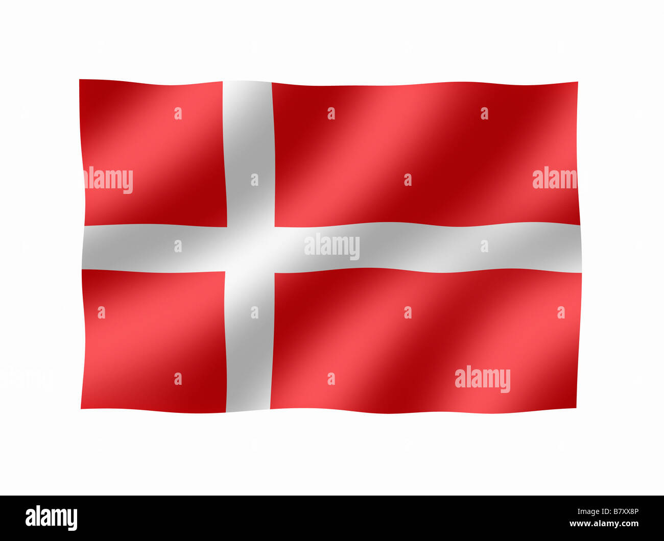 Denmark Danish Flag Stock Photo - Alamy