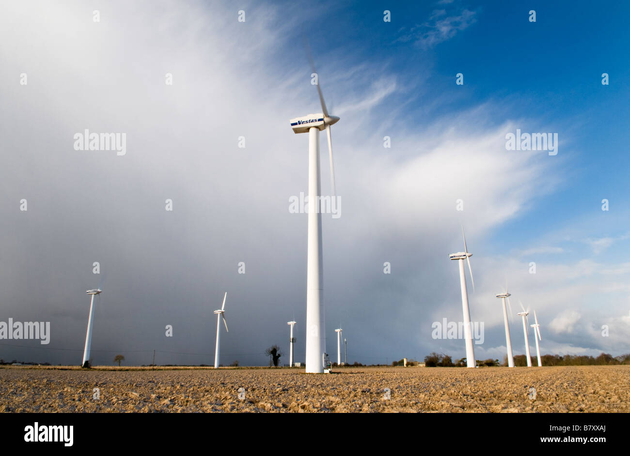 Wind turbines, Norfolk, UK Stock Photo - Alamy