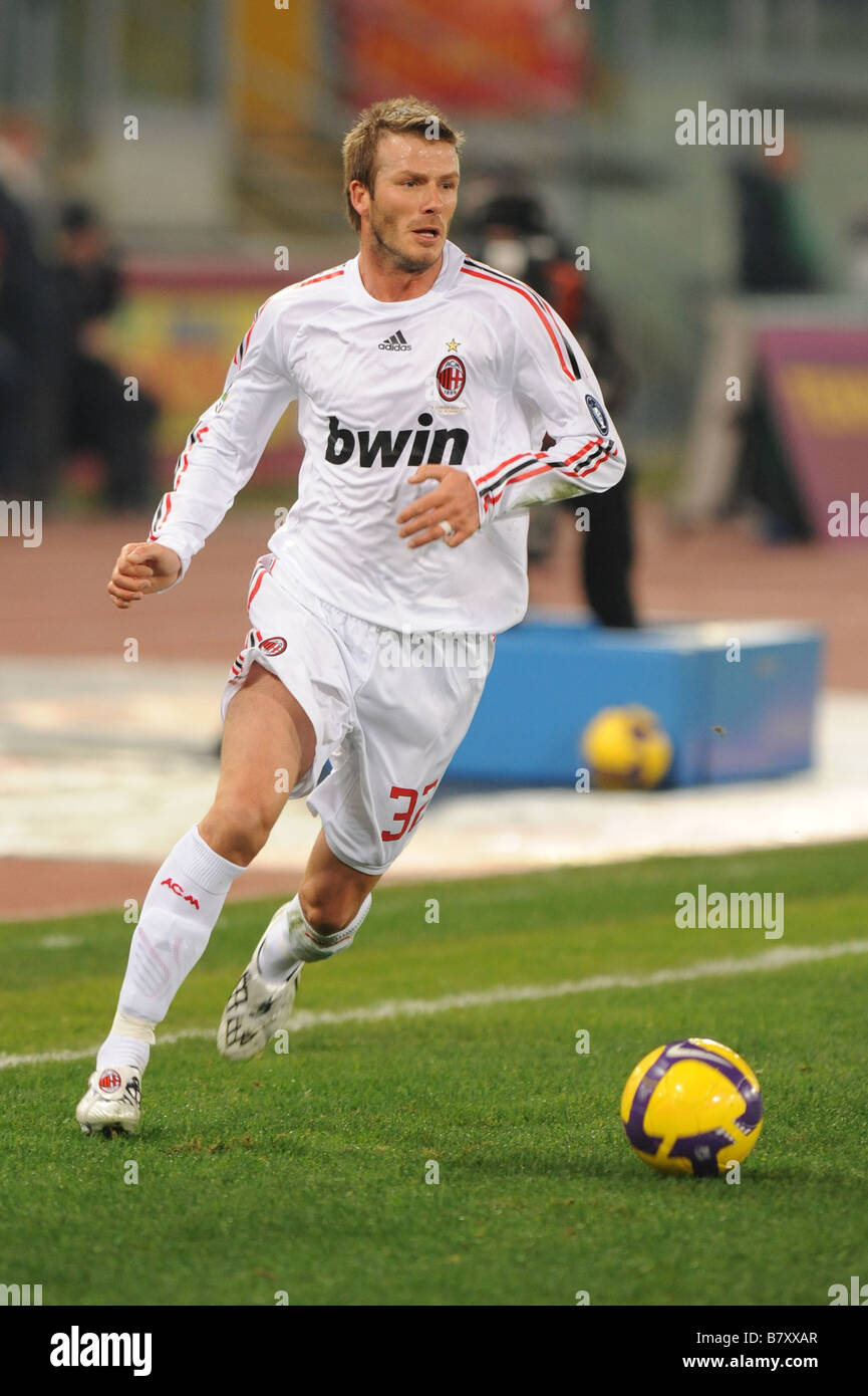 David beckham milan january 11 hi-res stock photography and images - Alamy