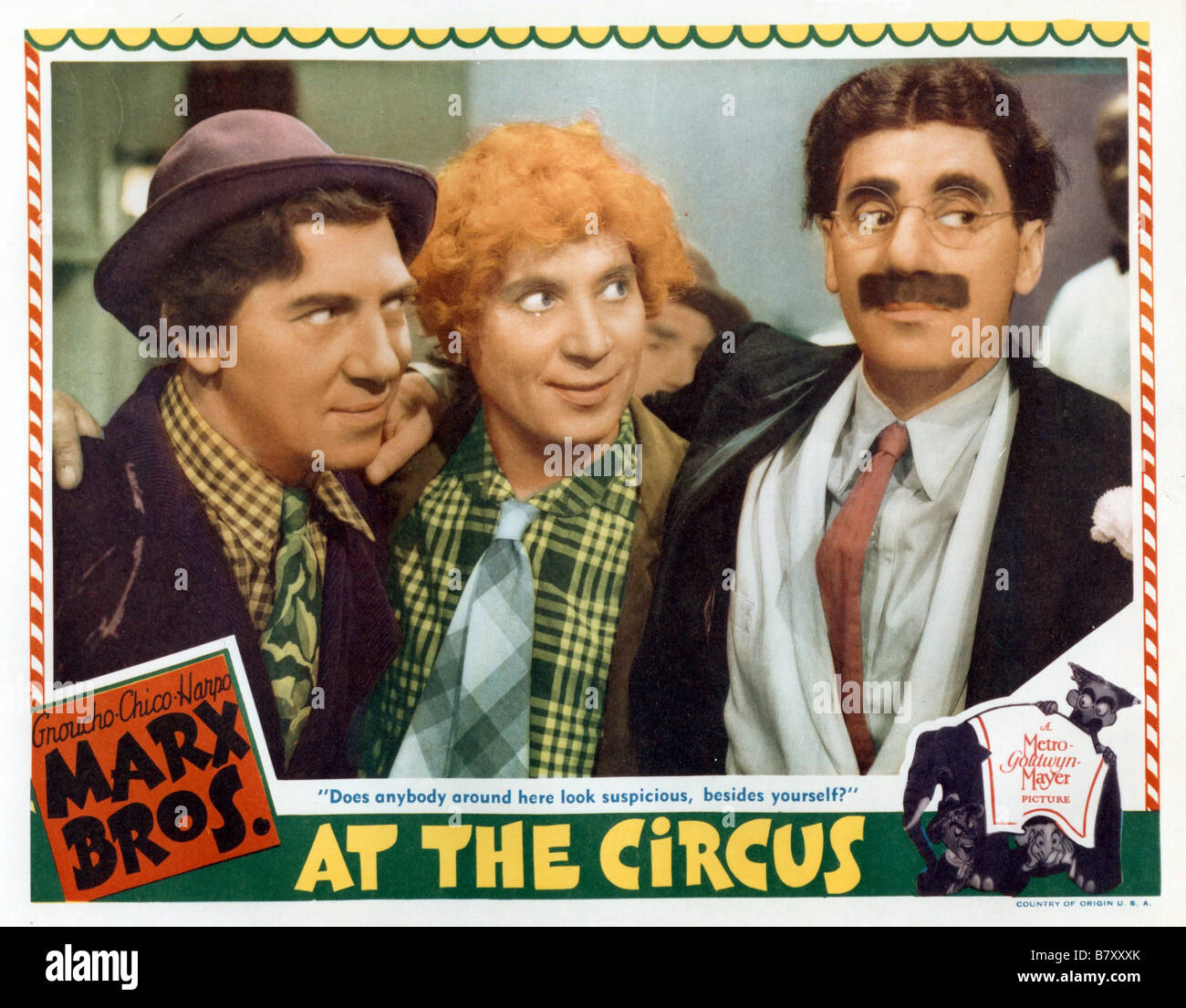 A Day at the Circus Year: 1939 USA Harpo Marx, Groucho Marx, Chico Marx ...