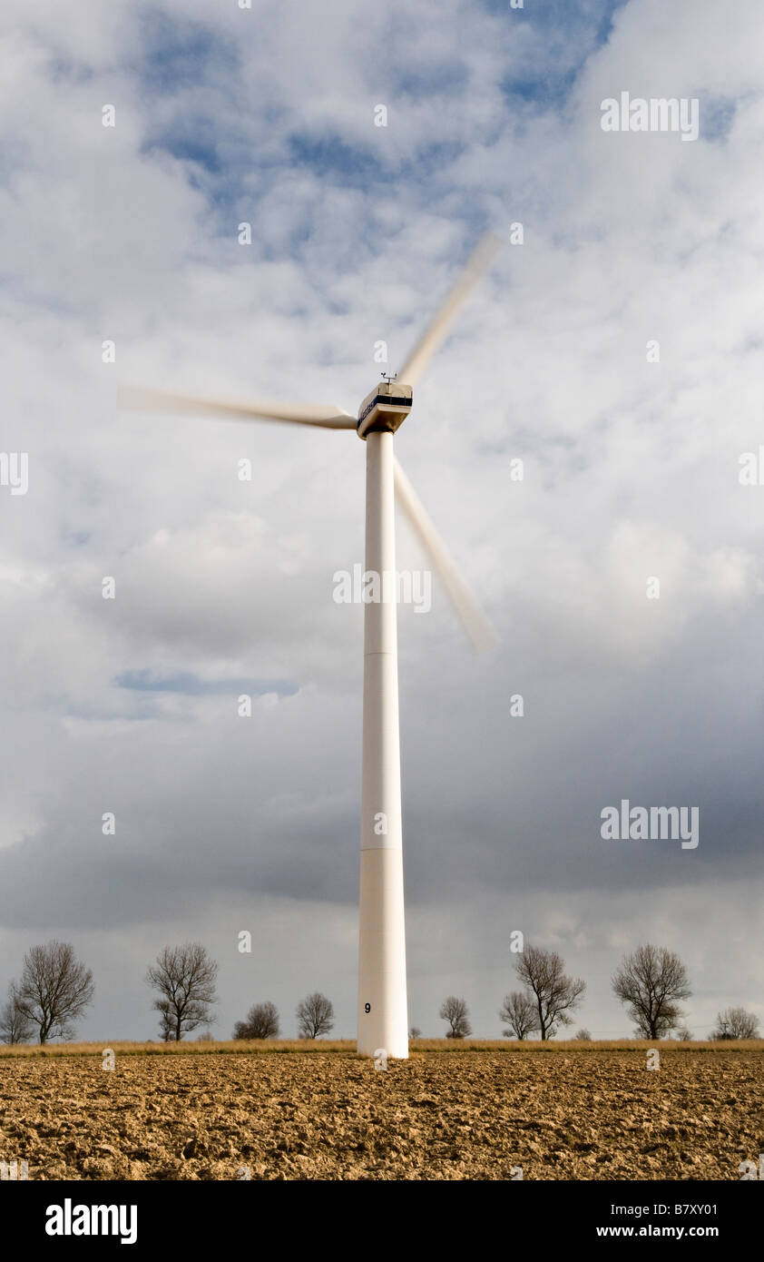 Wind turbine, Norfolk, UK Stock Photo - Alamy