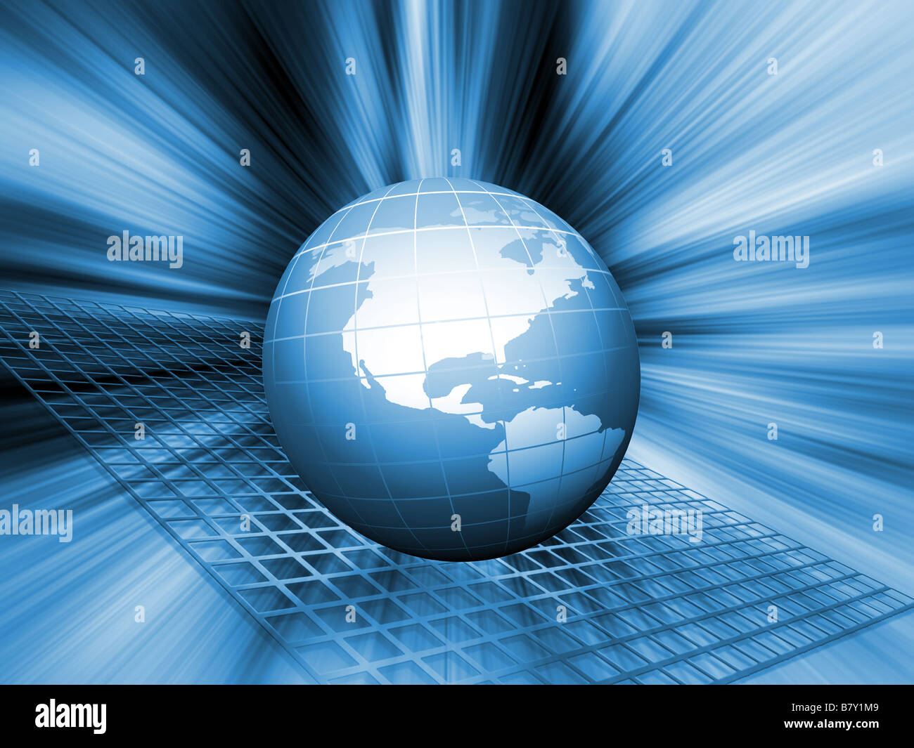 Abstract globe background Stock Photo - Alamy